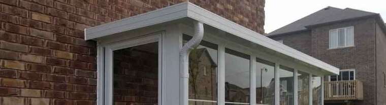 Basement entrance enclosure | Vinyl-Professionals Porch enclosures ...