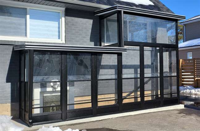 Recent projects | Vinyl-Professionals Porch enclosures, Windows & Doors ...